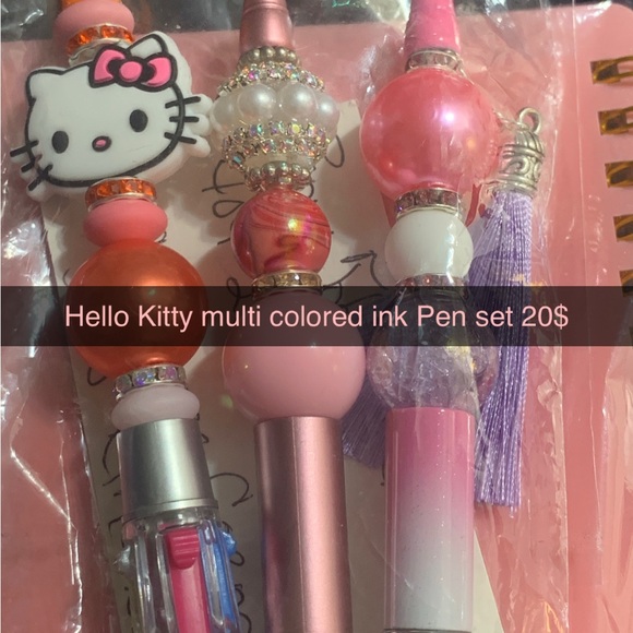 smj Kindness | Accessories | Hello Kitty Multicolored Pen Set | Poshmark